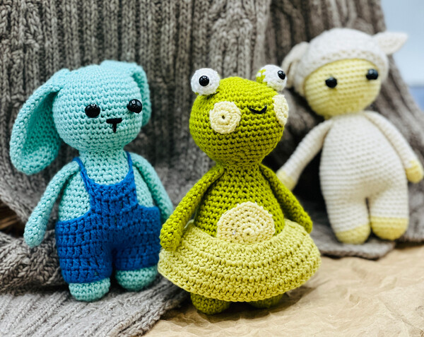 АМИГУРУМИ-ТРИО: мастер-класс по вязанию крючком