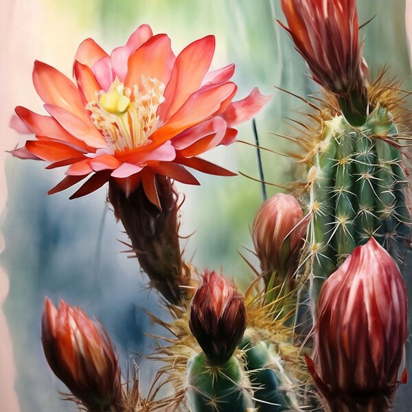 Мини-курс живописи "Картины-символы "Экзотика" с магической ткхнологией