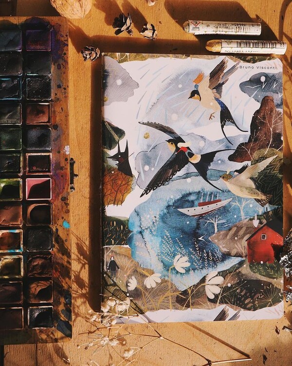 Как подготовить бумагу к работе с акварелью. Блог Доброй школы